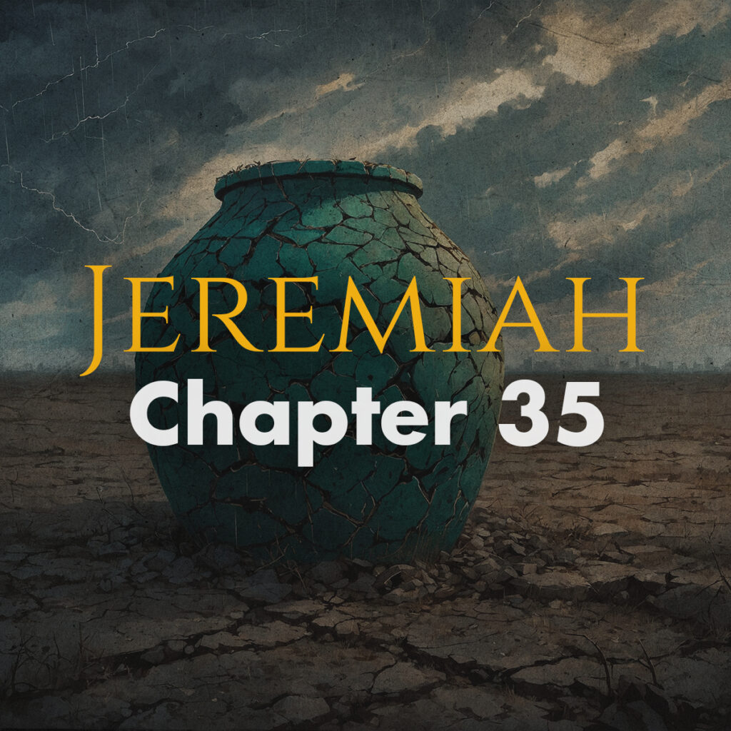 Jeremiah Chapter 35 - Detailed Bible Study and Analysis | Devotion