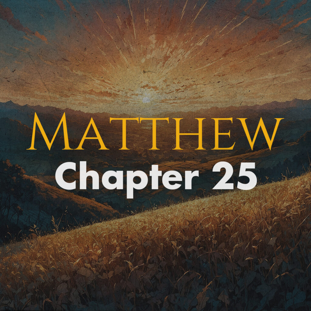 Matthew Chapter 25: Verses 34-40 - In-Depth Bible Study | Devotion