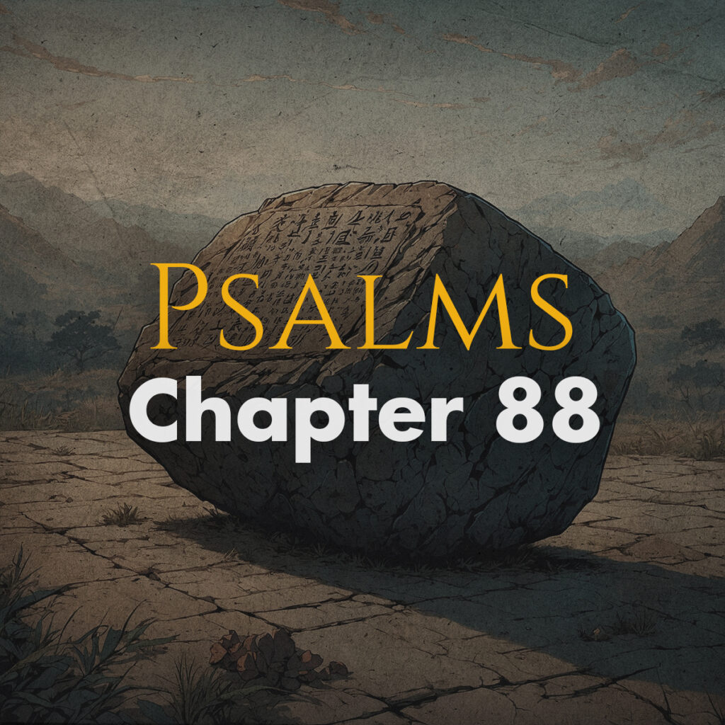 Psalms Chapter 88 - Detailed Bible Study and Analysis | Devotion
