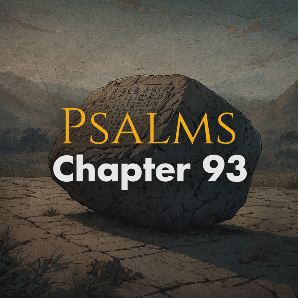 Psalms Chapter 93 - Detailed Bible Study and Analysis | Devotion